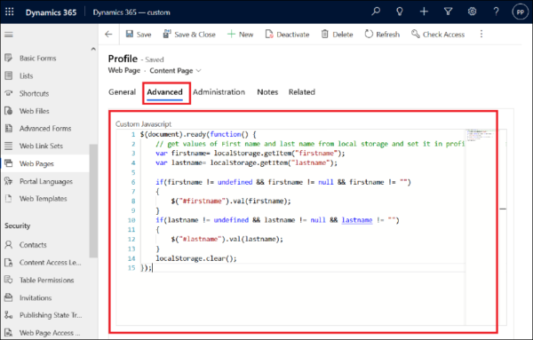 How to customize Registration Page in PowerApps Portal